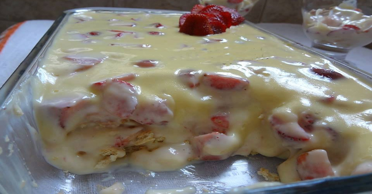 Aprenda a preparar um delicioso Pavê de Morango