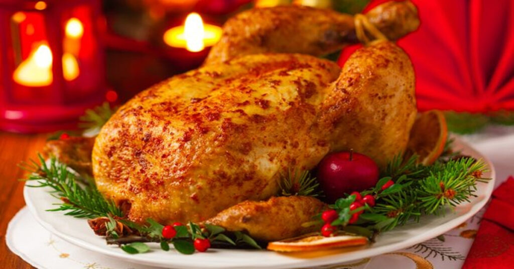 Peru Recheado de Natal; simples e rápido de preparar